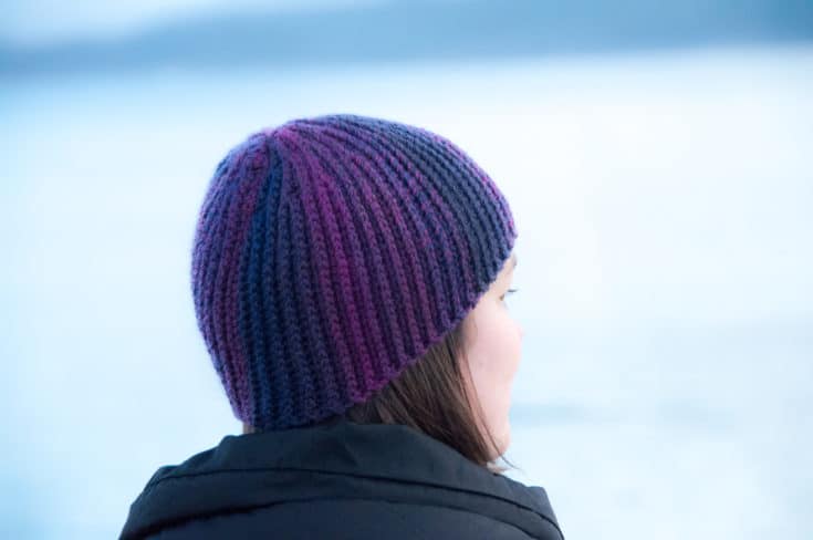 Crochet Twist & Stripe Hat - FREE Crochet Pattern
