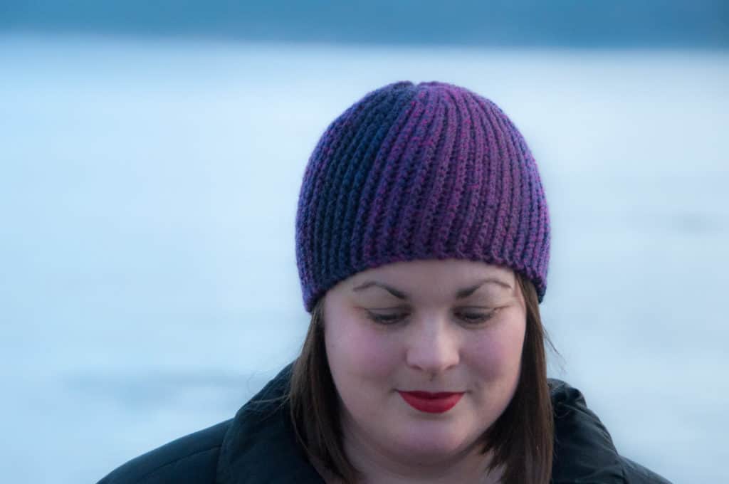 Crochet Twist & Stripe Hat - FREE Crochet Pattern