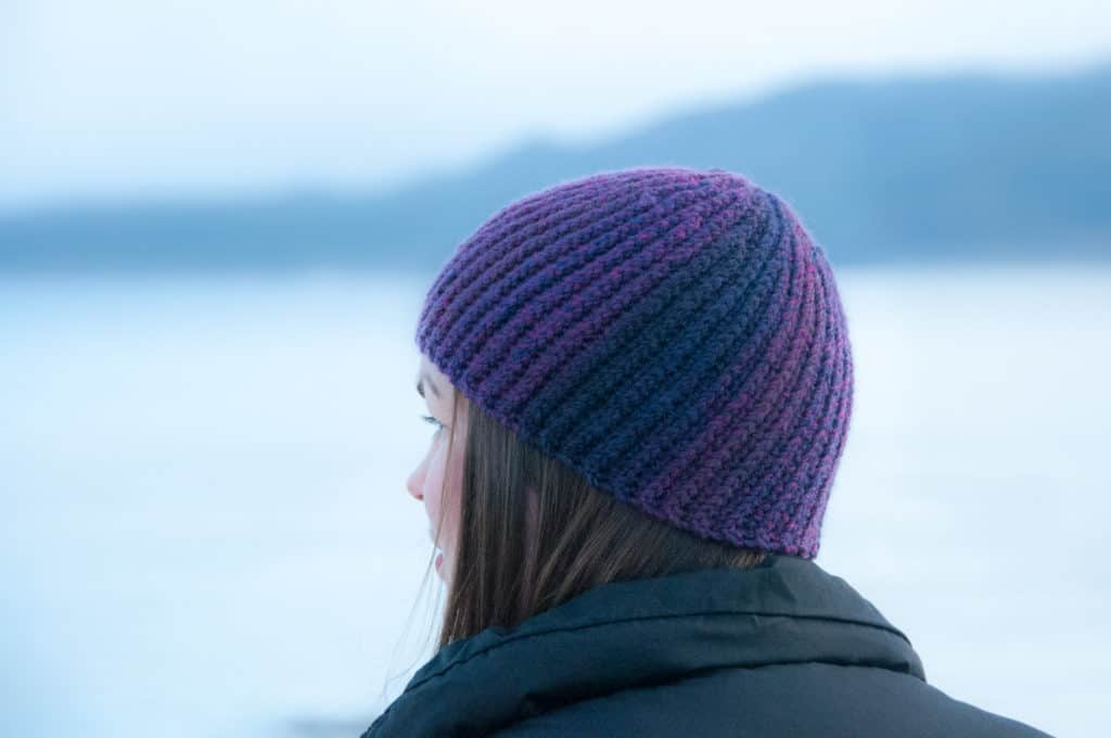 Crochet Twist & Stripe Hat - FREE Crochet Pattern