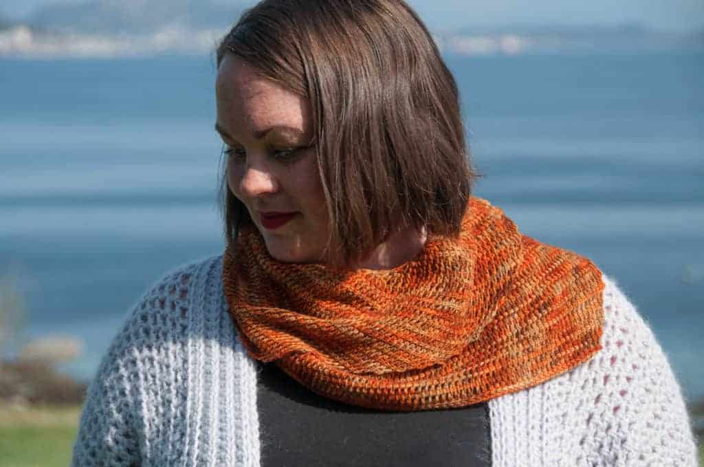 Crochet Autumn Leaves Shawl - FREE Tunisian Crochet Pattern