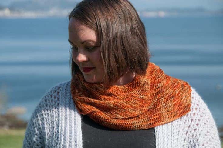 Crochet Autumn Leaves Shawl - FREE Tunisian Crochet Pattern
