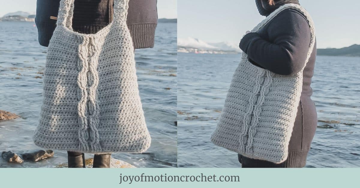Cable Crochet Bag Pattern - FREE Easy Crochet Tote Bag