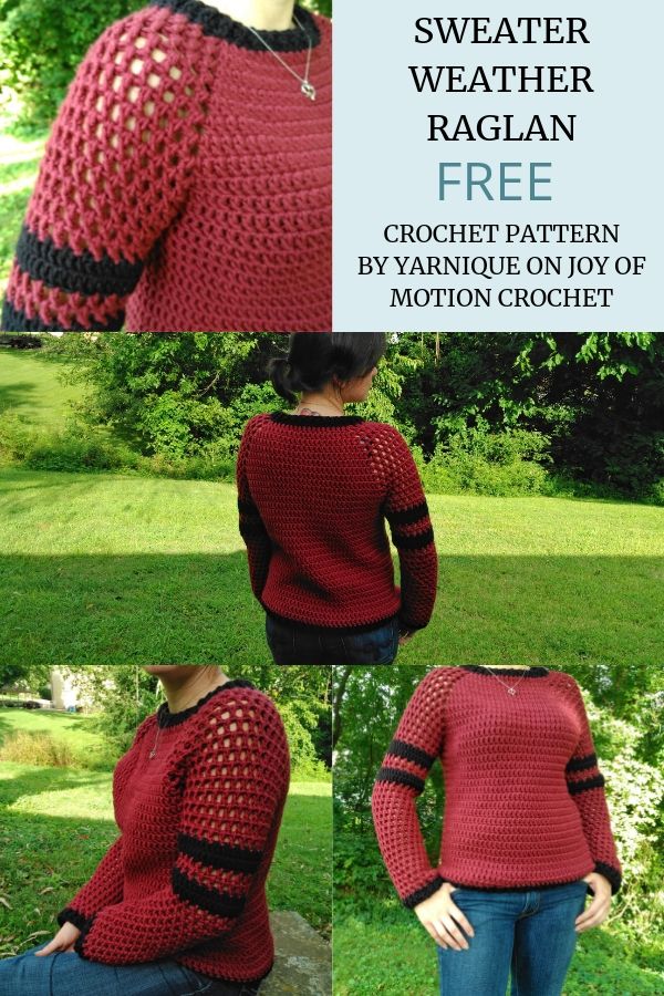 Sweater Weather Raglan - FREE Crochet Pattern