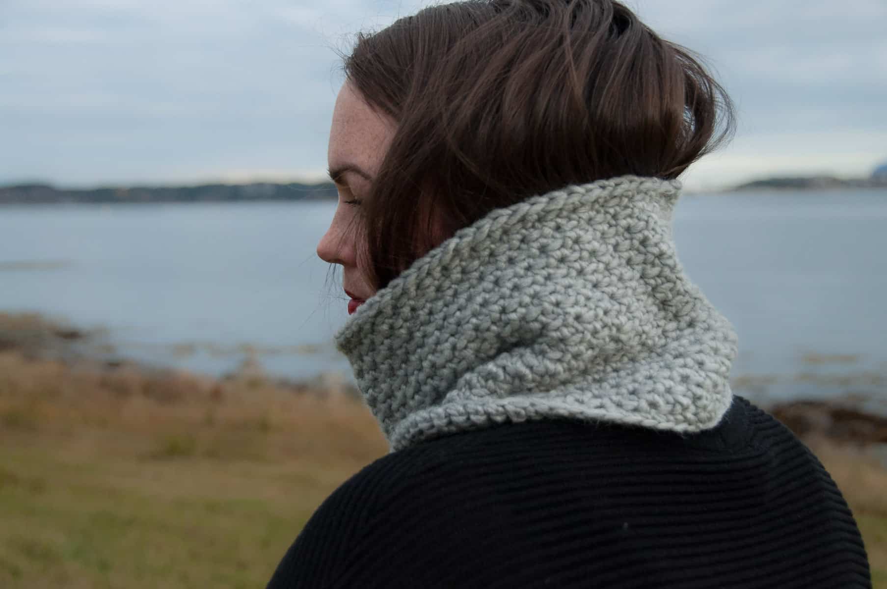 Quick Easy Textured Cowl - FREE Crochet Pattern