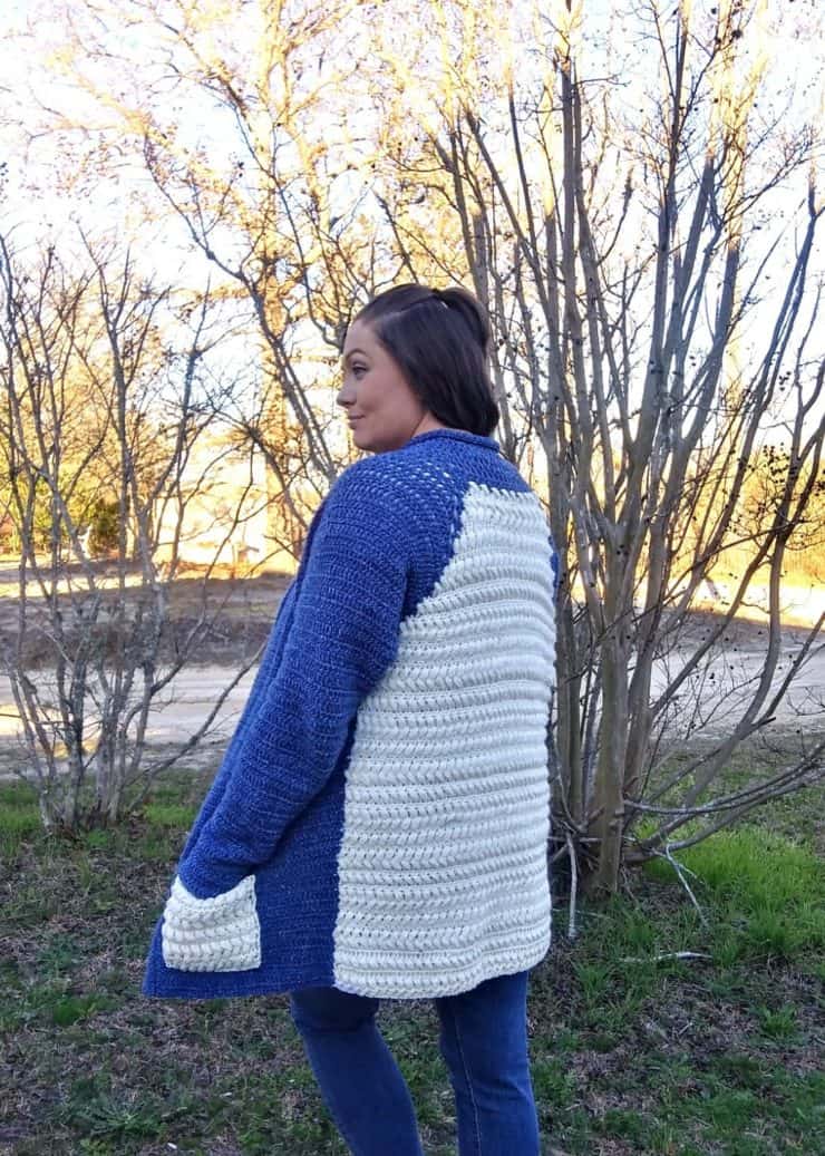 Braided Nautical Cardigan - FREE Crochet Pattern