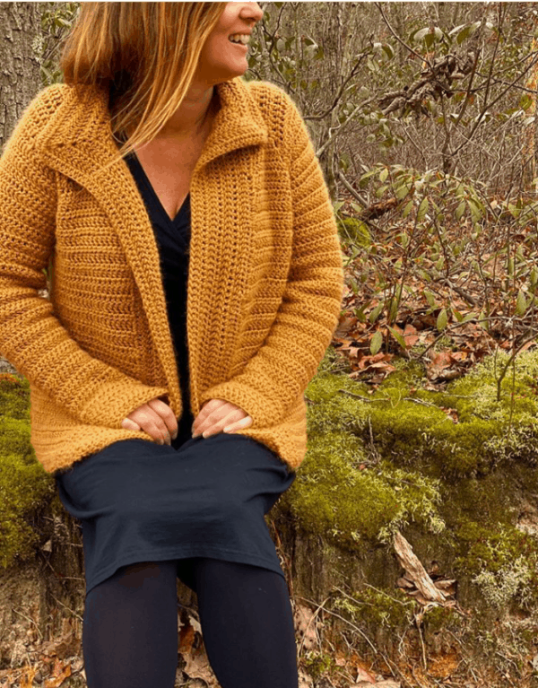 Braided Nautical Cardigan - FREE Crochet Pattern