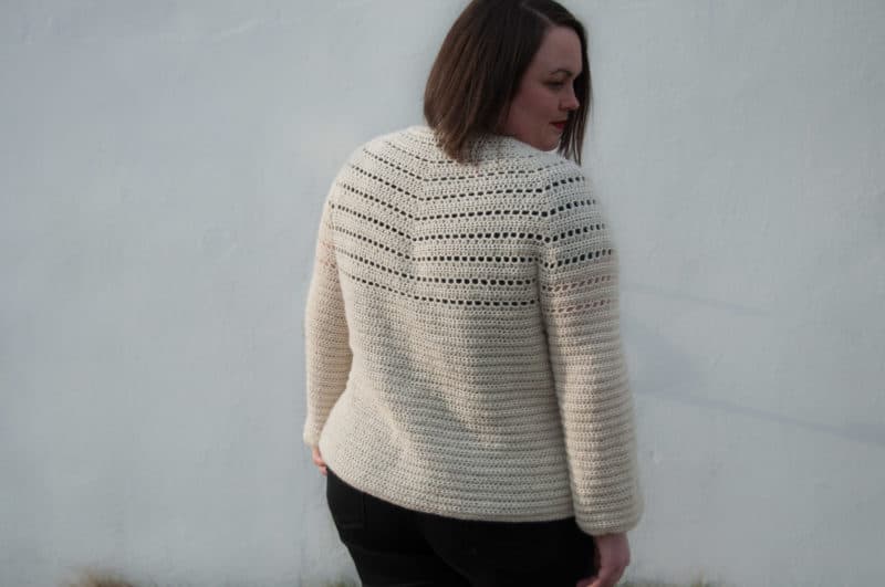 One Piece Crochet Cardigan Pattern • Size S - 5XL