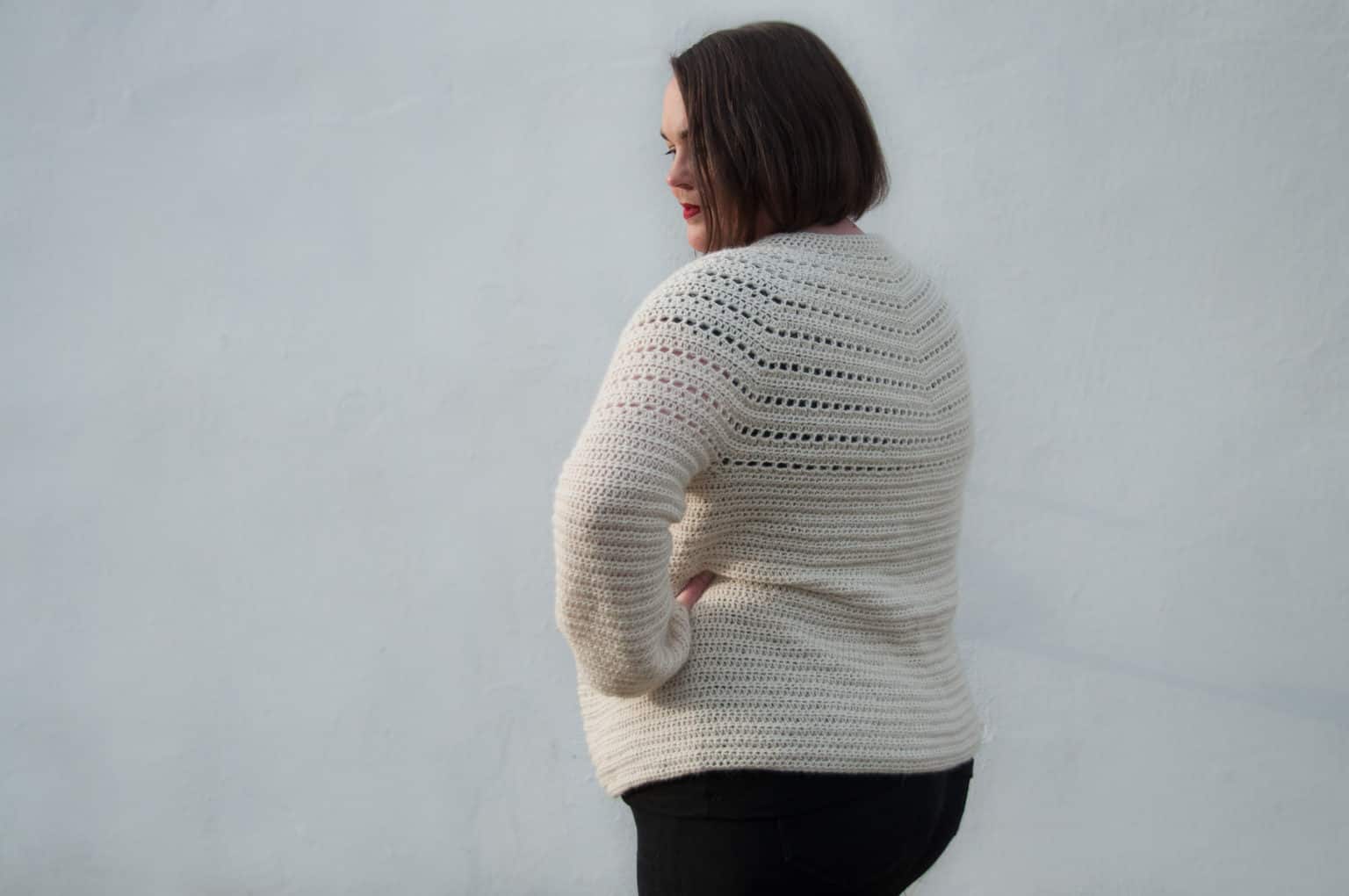 One Piece Crochet Cardigan Pattern • Size S - 5XL