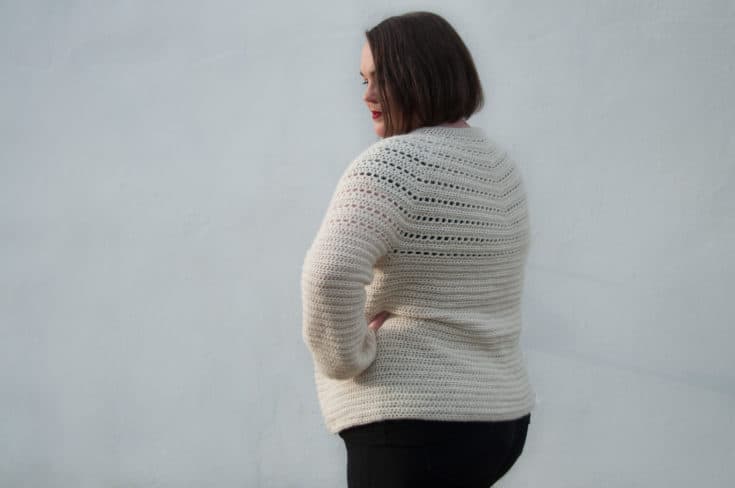 One Piece Crochet Cardigan Pattern • Size S - 5XL