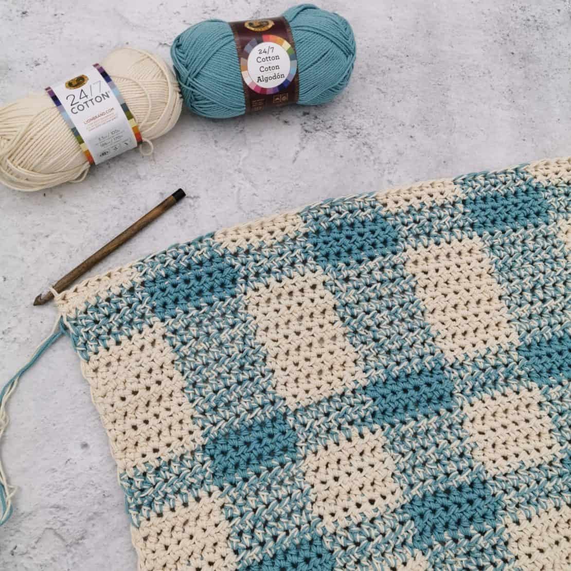 Plaid Crochet Cardigan - FREE Crochet Pattern