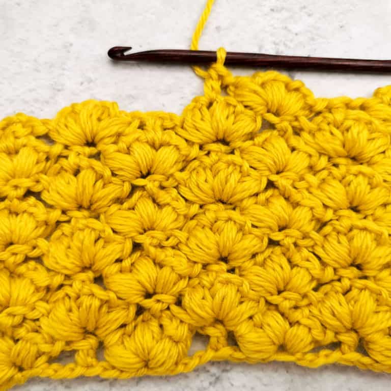 Flower With Stem Stitch - FREE Crochet Stitch Tutorial