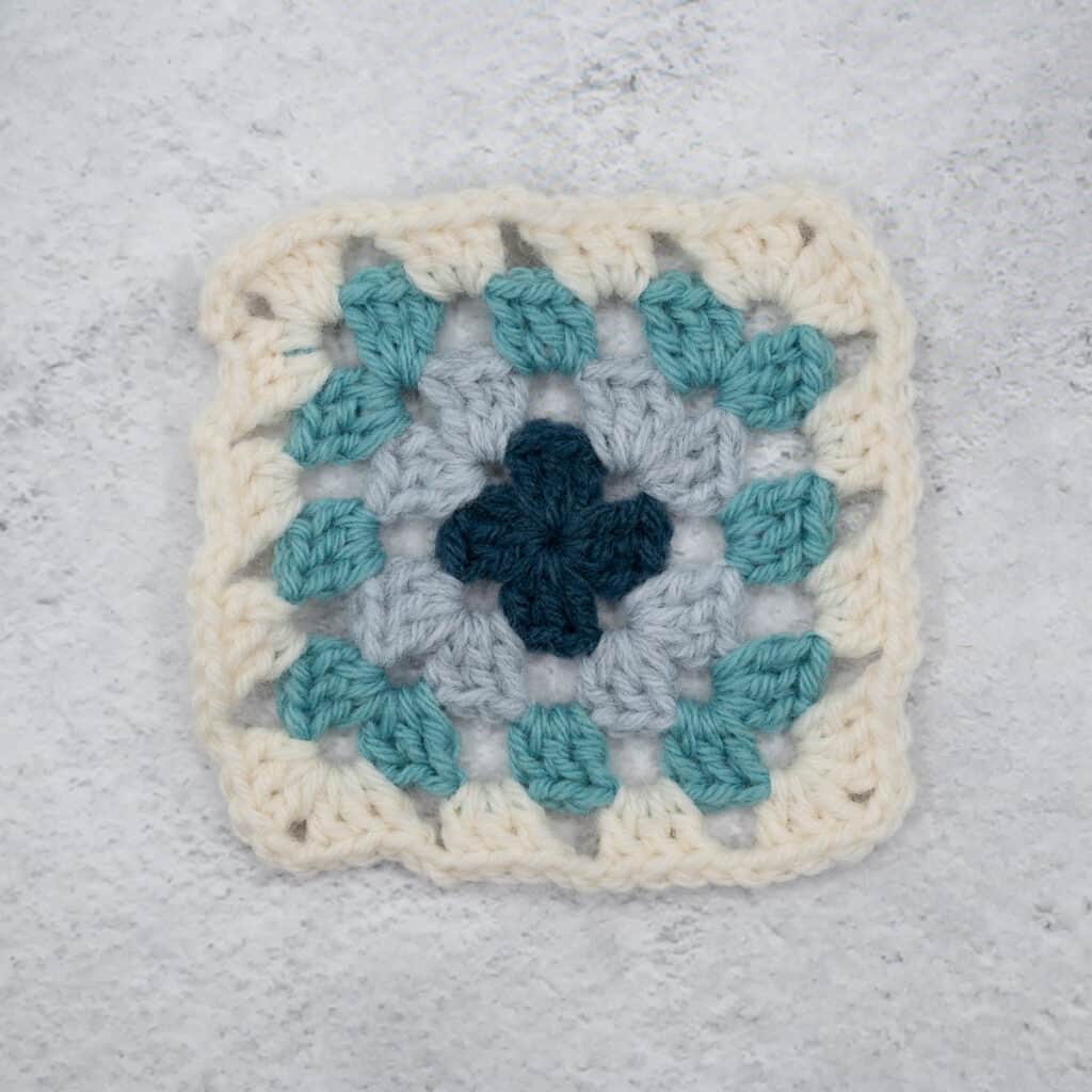 Granny Square Crochet Ottoman Pattern - Easy Pattern