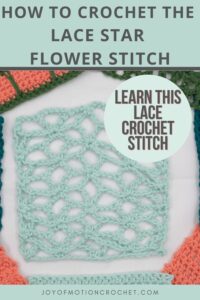 Lace Star Flower Crochet Stitch - Easy Crochet Tutorial