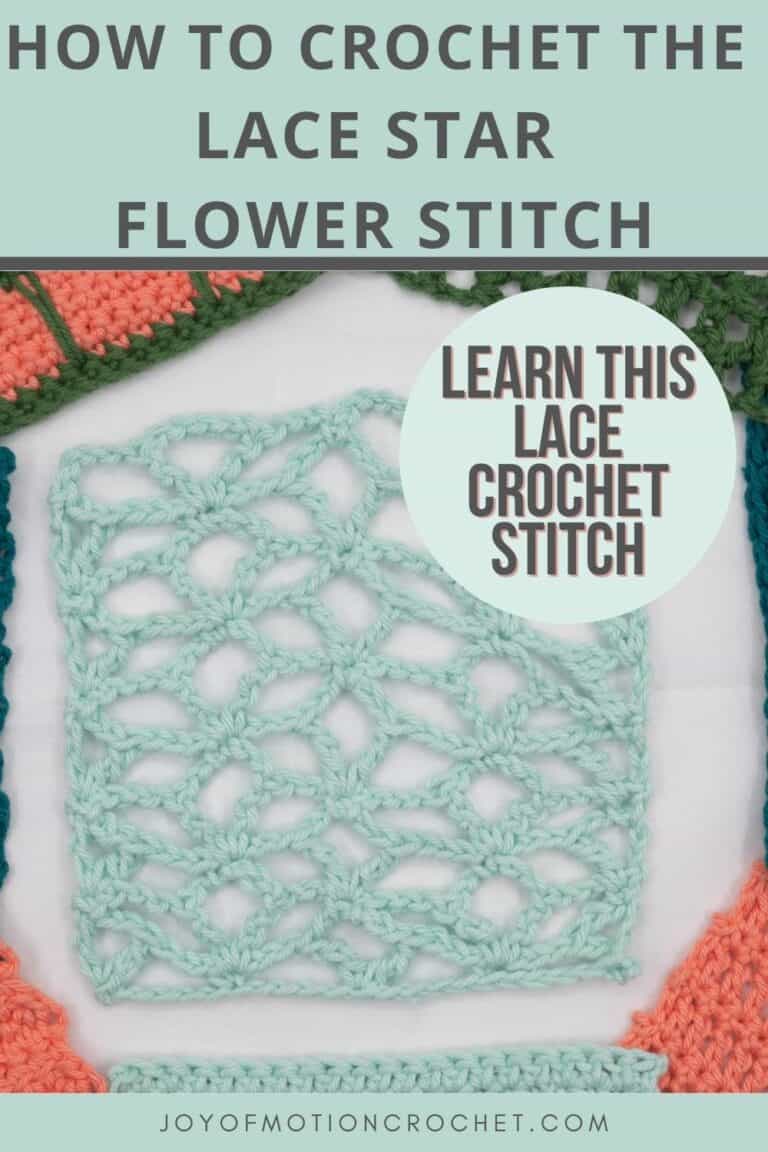 Lace Star Flower Crochet Stitch - Easy Crochet Tutorial