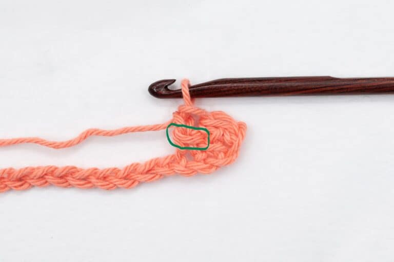 Linked Double Crochet Stitch Tutorial - Step by step photos