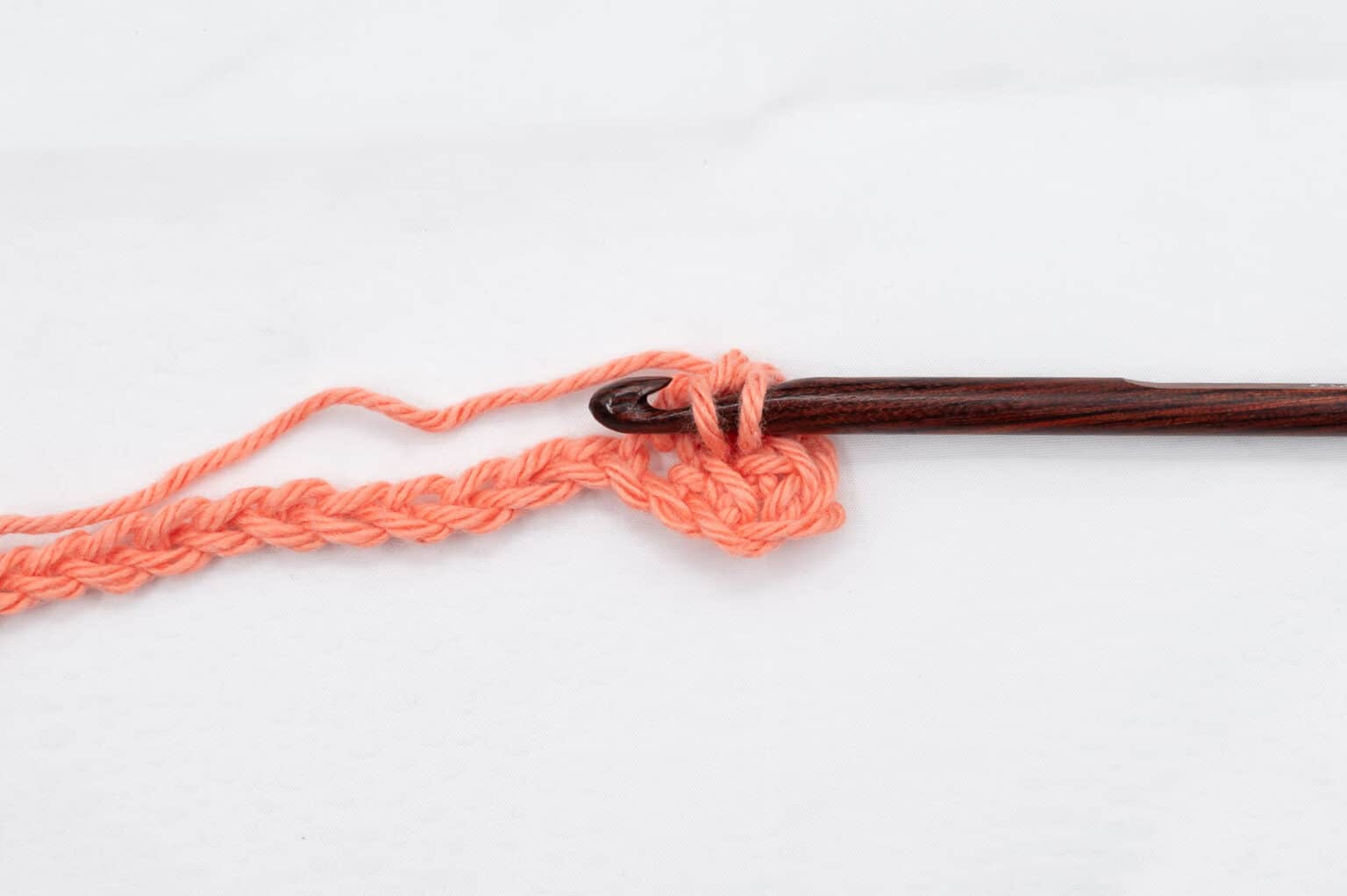 Linked Double Crochet Stitch Tutorial - Step by step photos