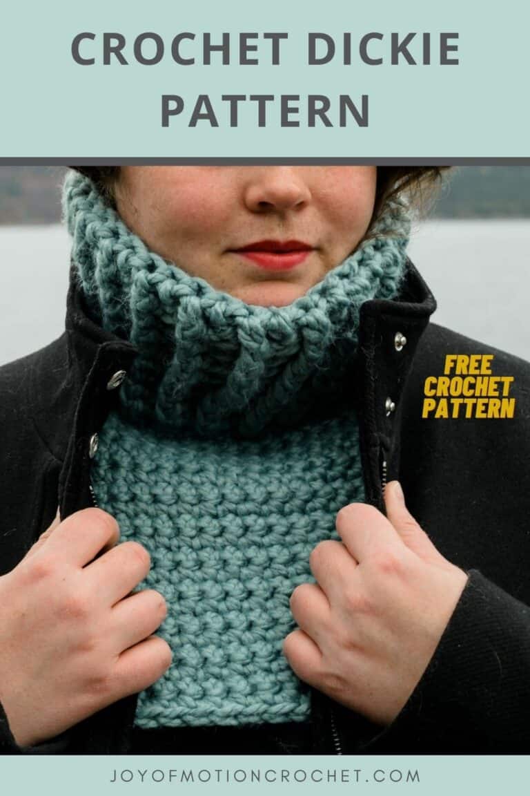 Crochet Dickie Pattern - Free Pattern • EASY Crochet