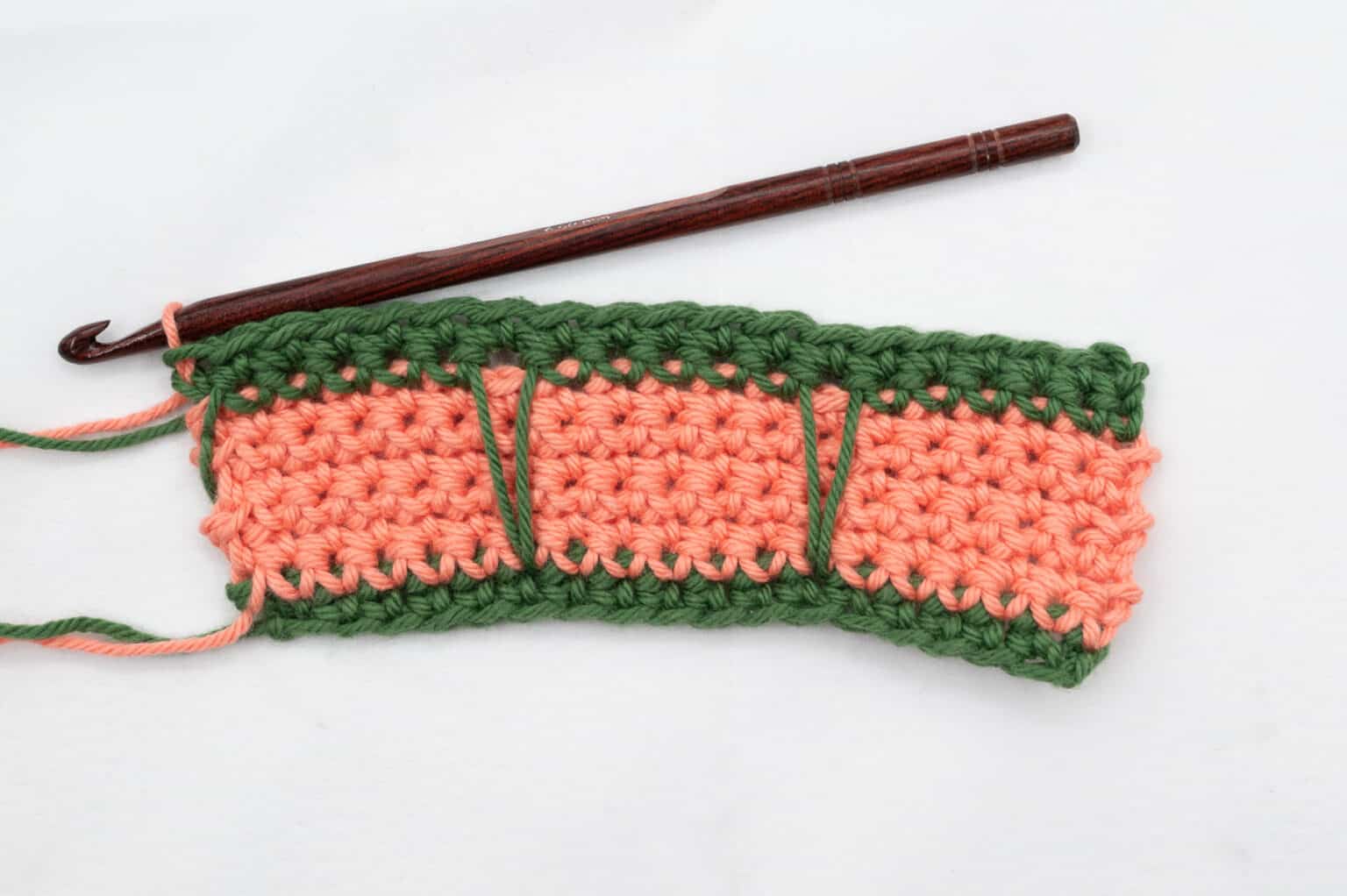 Brick Stitch Crochet Tutorial - Easy Stitch Pattern