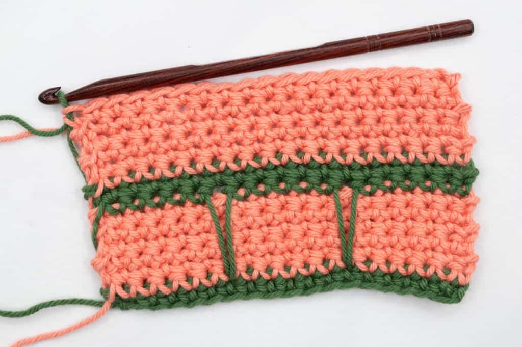 Brick Stitch Crochet Tutorial - Easy Stitch Pattern