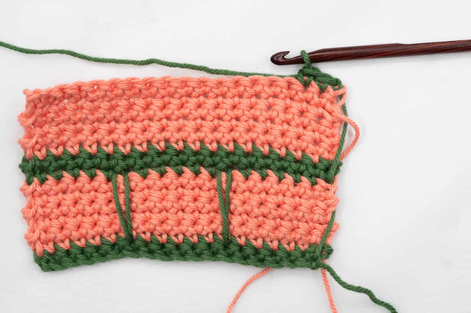 Brick Stitch Crochet Tutorial - Easy Stitch Pattern