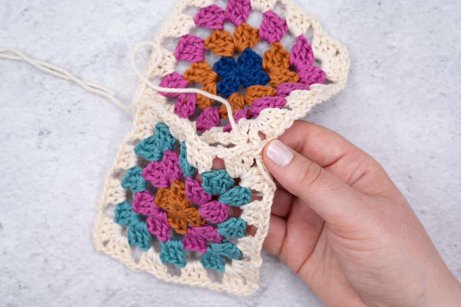 How To Whip Stitch Crochet Pieces Together • Video Tutorial