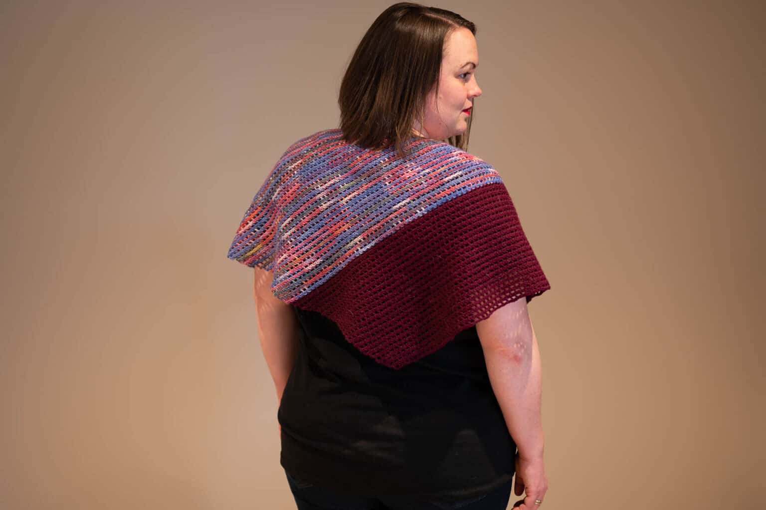 Boomerang Crochet Shawl - Free Easy Crochet Pattern