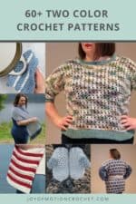 60+ Two Color Crochet Patterns For 2024 - Fun Projects
