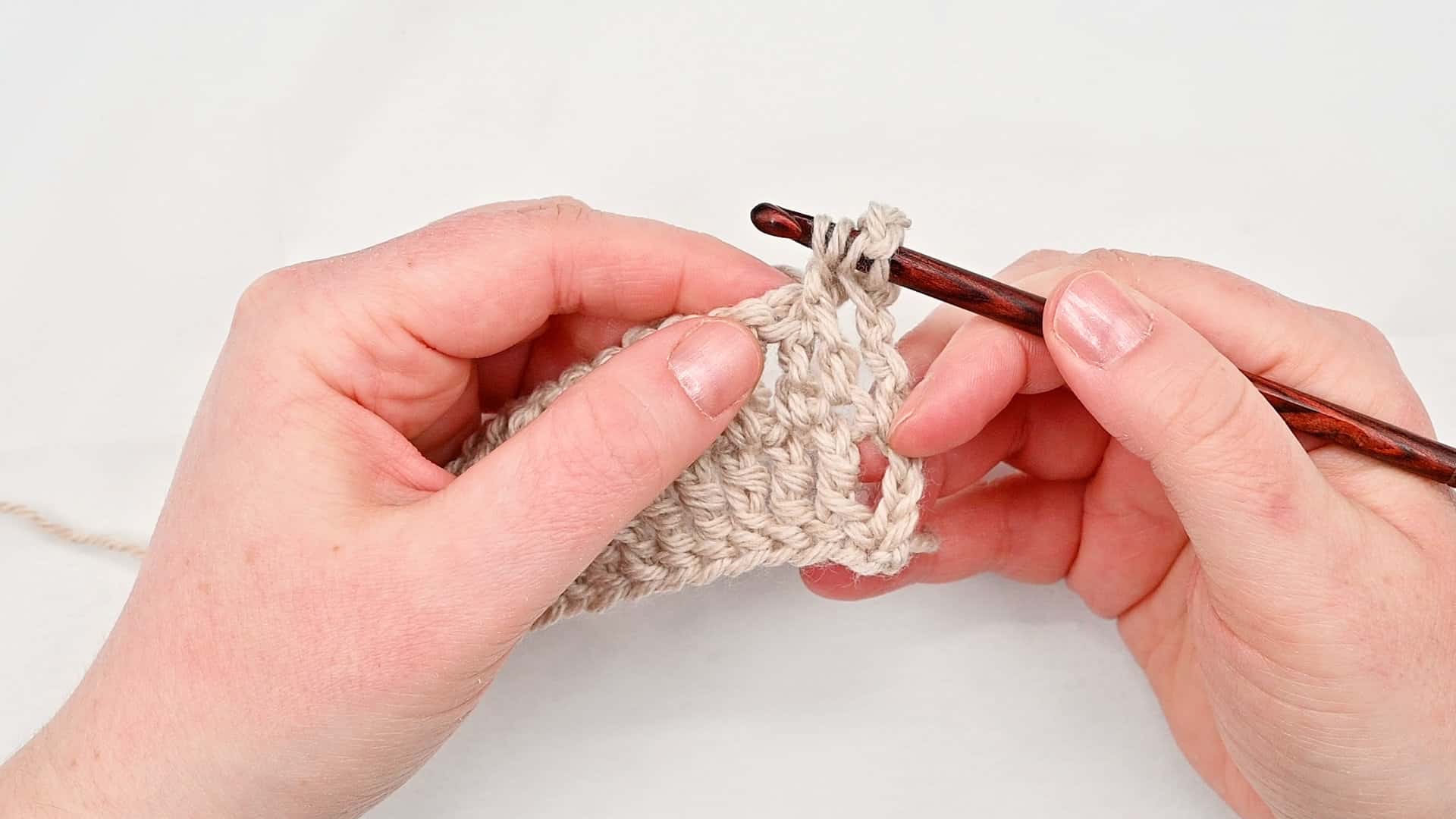 How To Front Post Treble Crochet - #1 Easy Step By Step