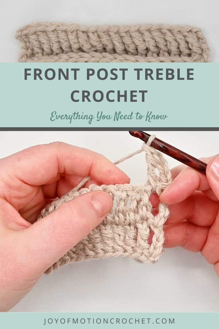 How To Front Post Treble Crochet - #1 Easy Step By Step