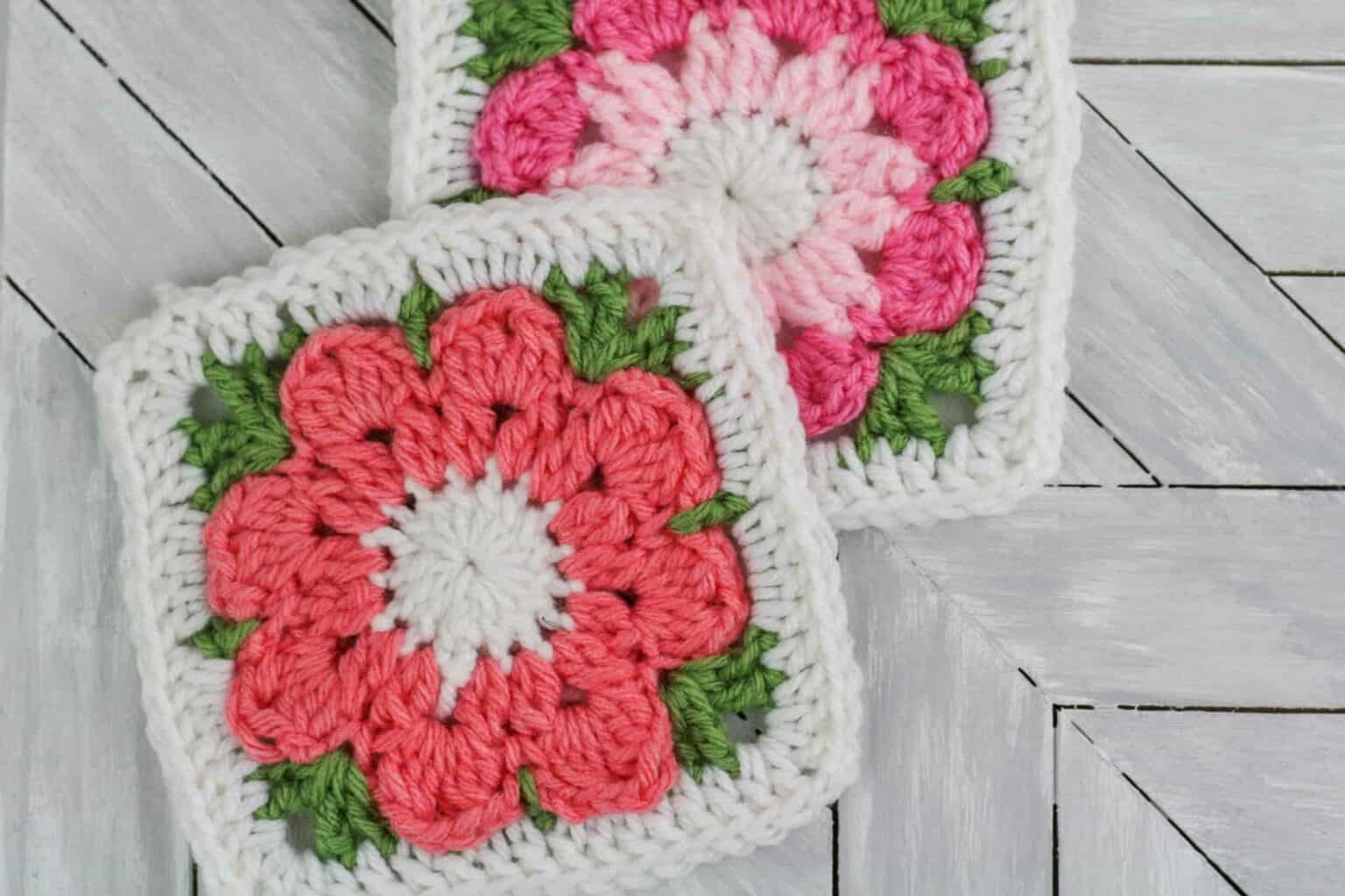 25+ Flower Granny Squares - Free Patterns