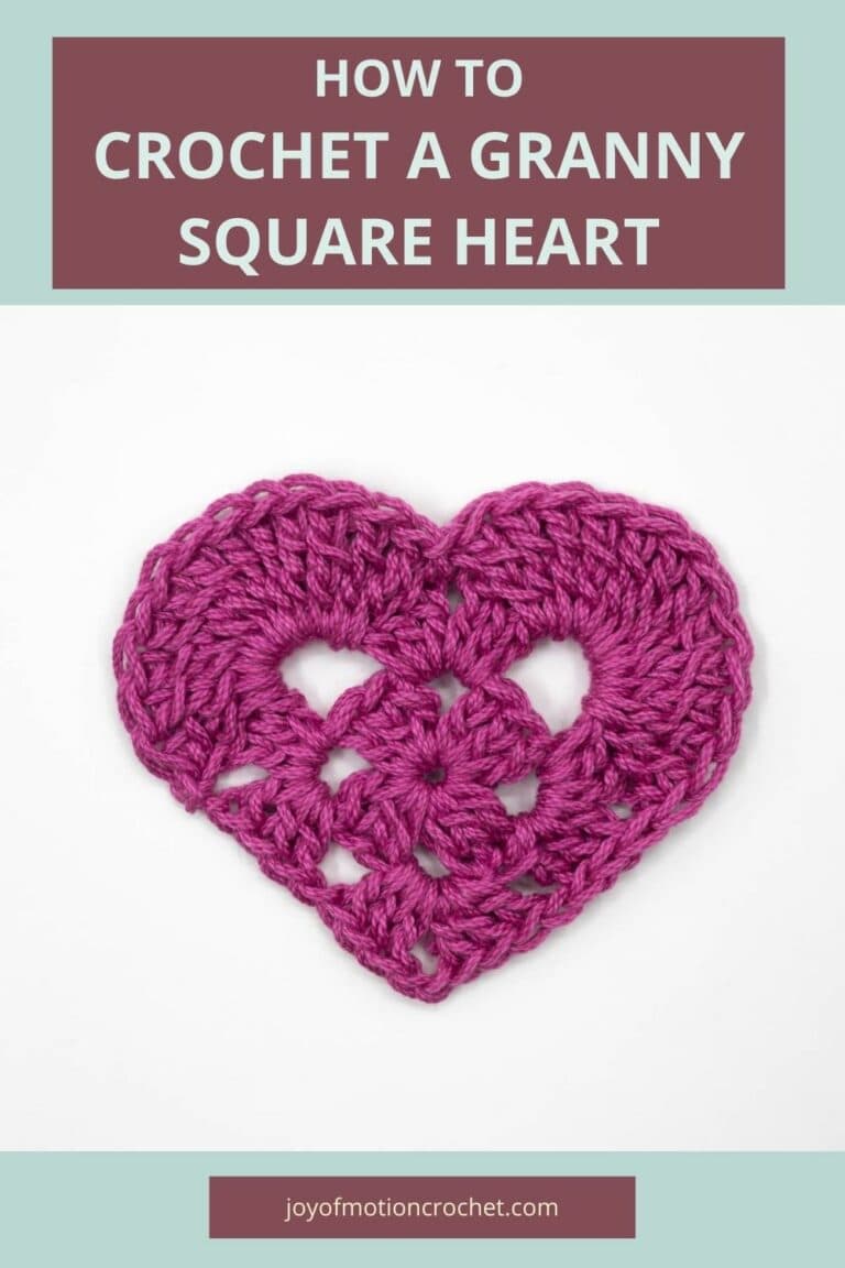 How to Crochet a Granny Heart - Easy Heart Shaped Granny