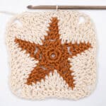 How to Crochet a Star Granny Square - Free Easy Step by Step