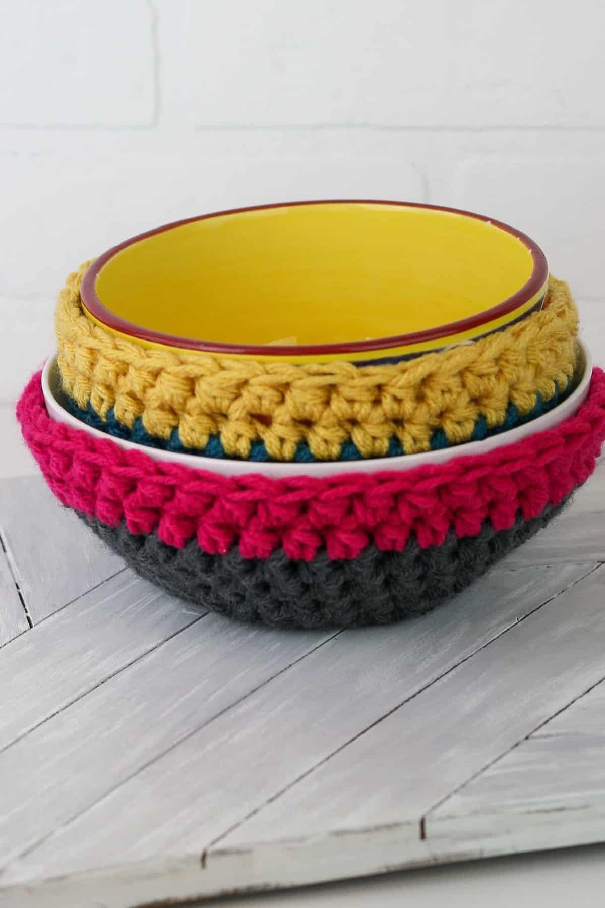 20+ Best Free Bowl Cozy Crochet Patterns