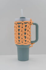 Free Lace Crochet Stanley Cup Holder - Easy Crochet Pattern