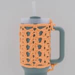 Free Lace Crochet Stanley Cup Holder - Easy Crochet Pattern