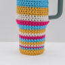 Free Striped Crochet Stanley Cup Cover - Easy Pattern