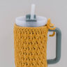 Textured Crochet Stanley Cup Cozy - Easy Crochet Pattern