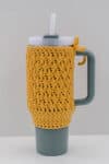 Textured Crochet Stanley Cup Cozy - Easy Crochet Pattern