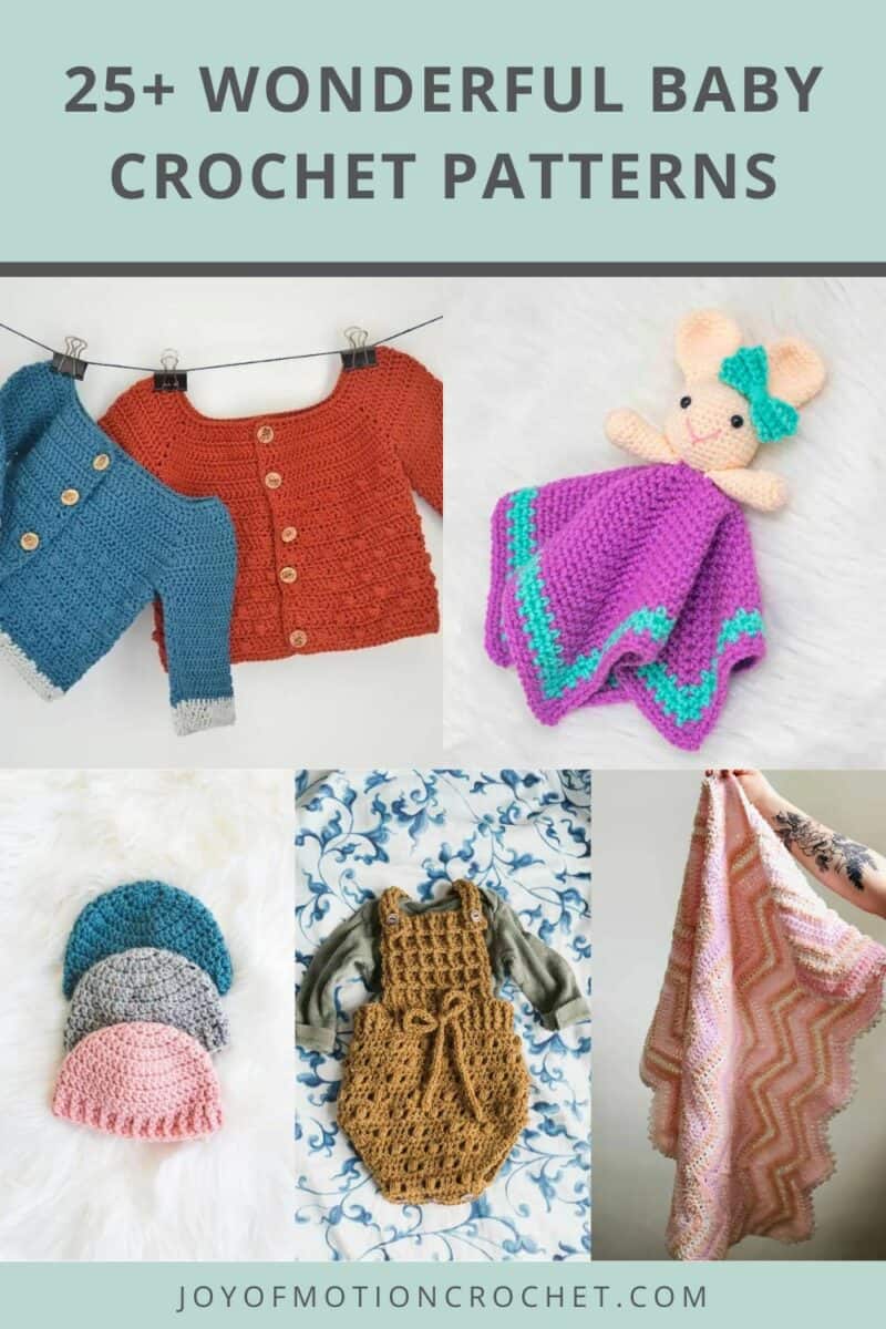 25+ Wonderful Baby Crochet Patterns to Make As Gifts