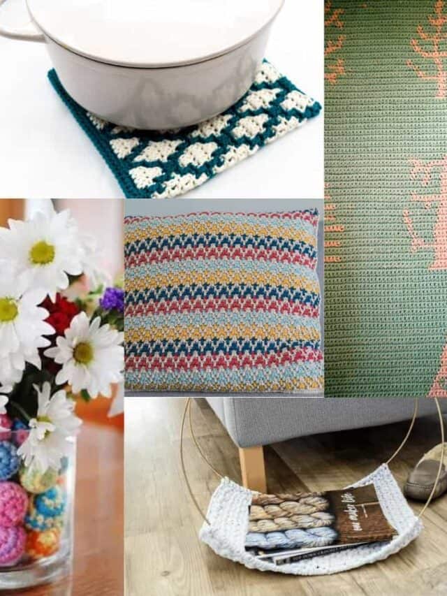 7+ Remarkable Crochet Patterns for Home Decor
