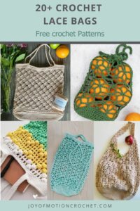 20+ Crochet Lace Bags - Free Crochet Patterns