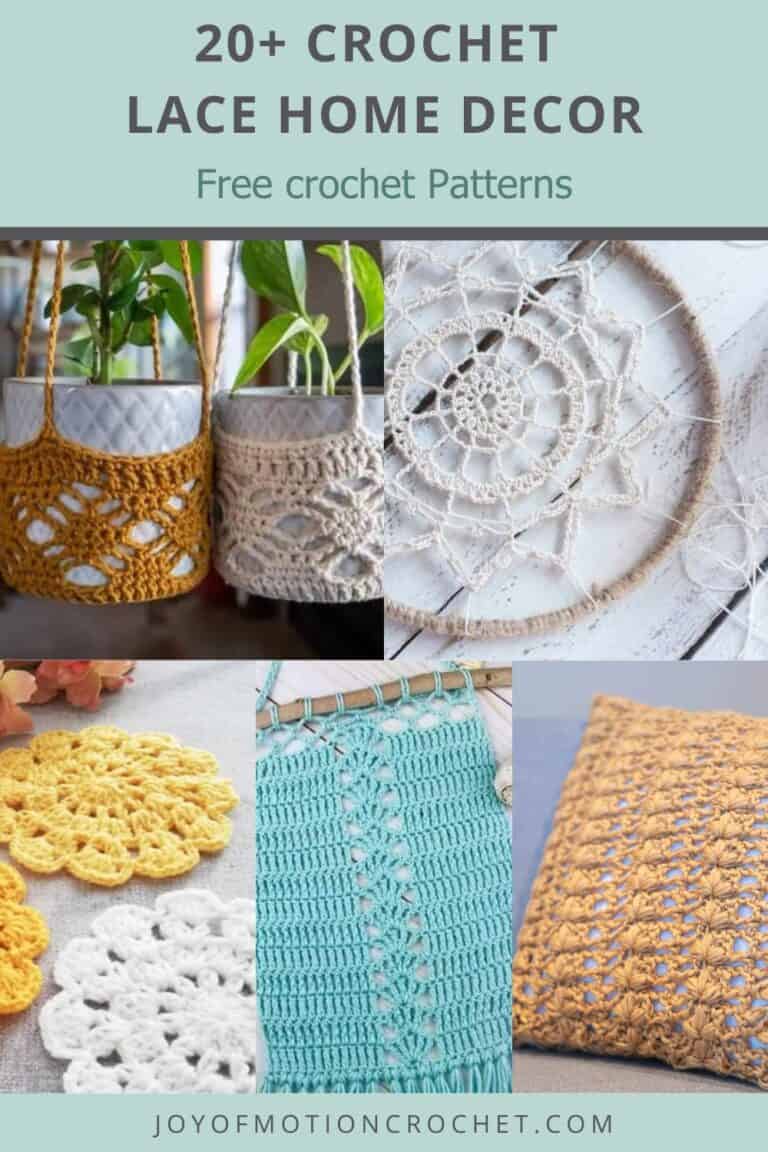 20+ Crochet Lace Home Decor Patterns - Free Ideas!