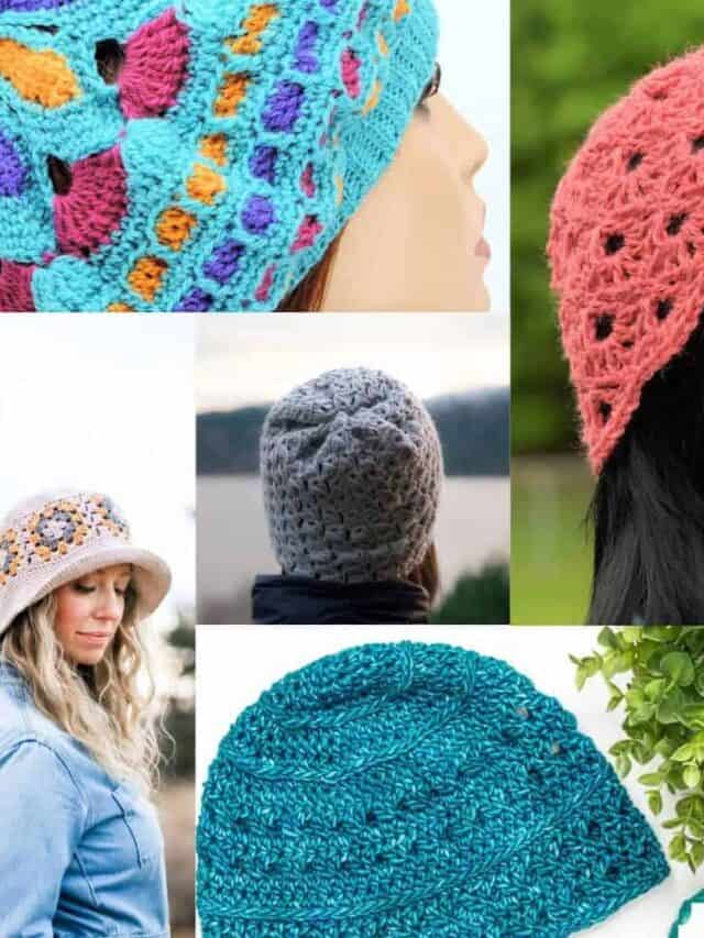 7+ Best Crochet Hat Patterns with Lace Stitches