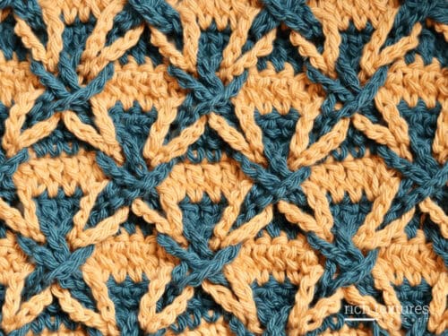 30+ Two Color Crochet Stitches - Free Crochet Patterns