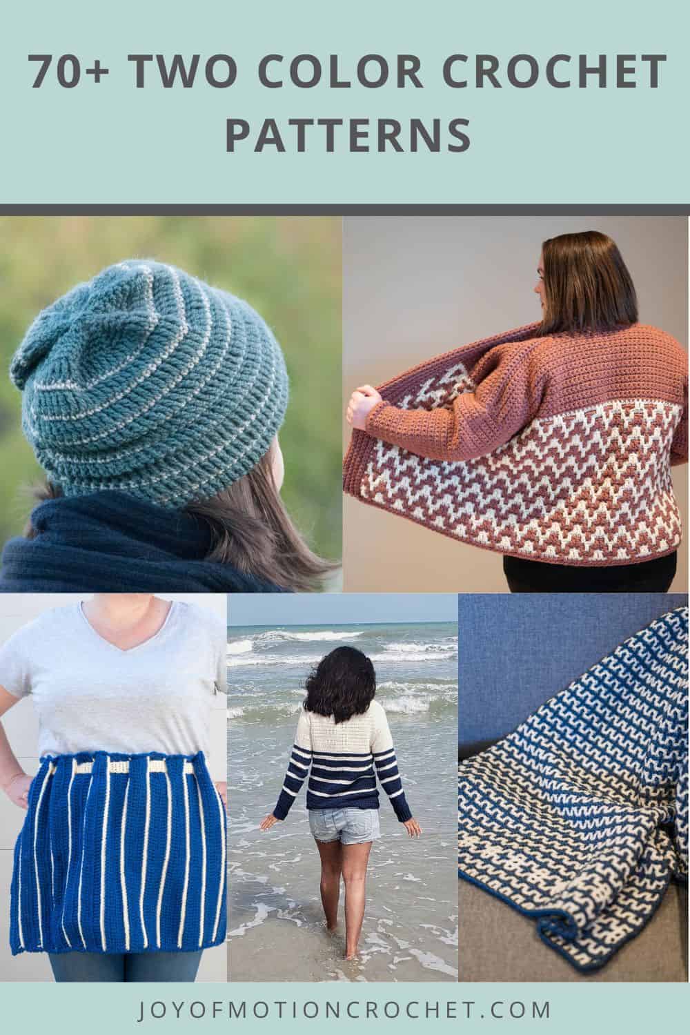 70+ Best Two Color Crochet Patterns For 2026