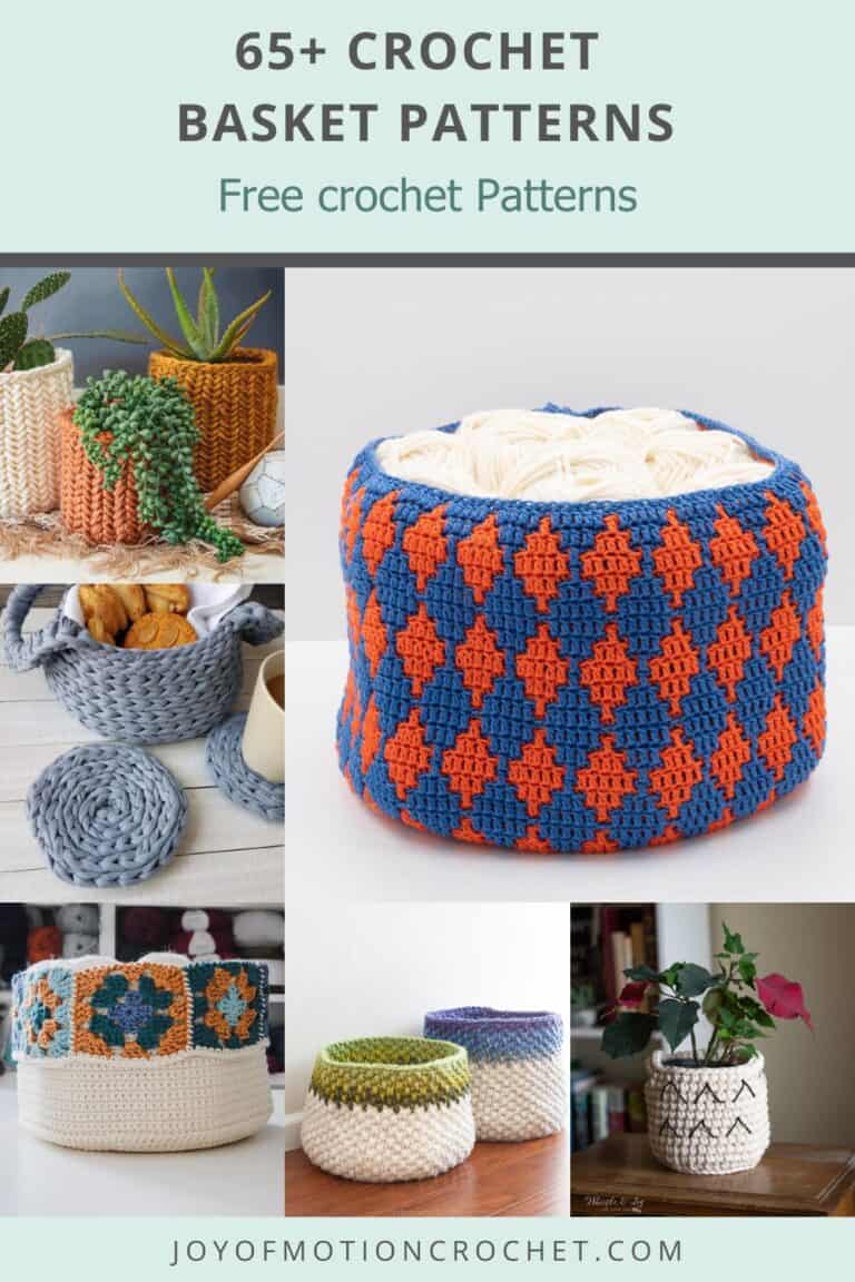 65+ Crochet Basket Patterns
