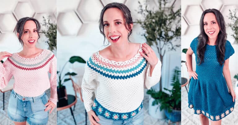 10+ Crochet Granny Square Tops