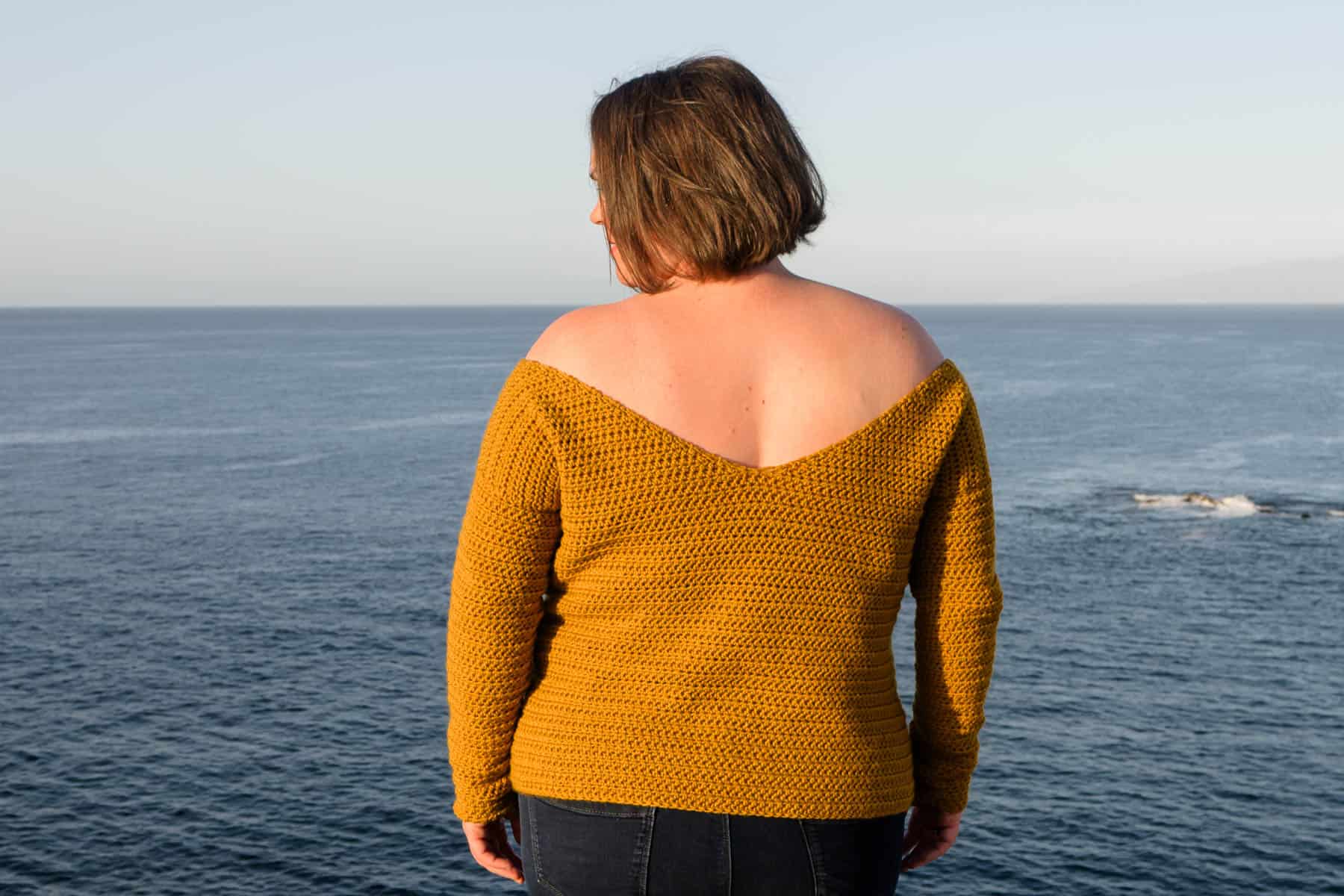 Free Crochet Off The Shoulder Sweater Pattern