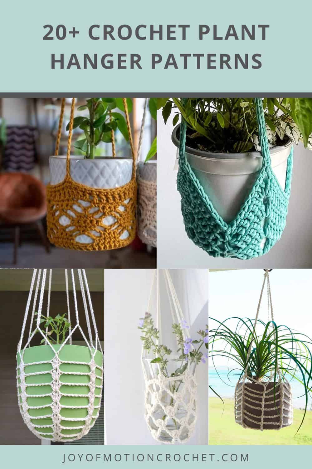 20+ Free Crochet Plant Hanger Patterns