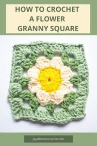 How to Crochet A Flower Granny Square